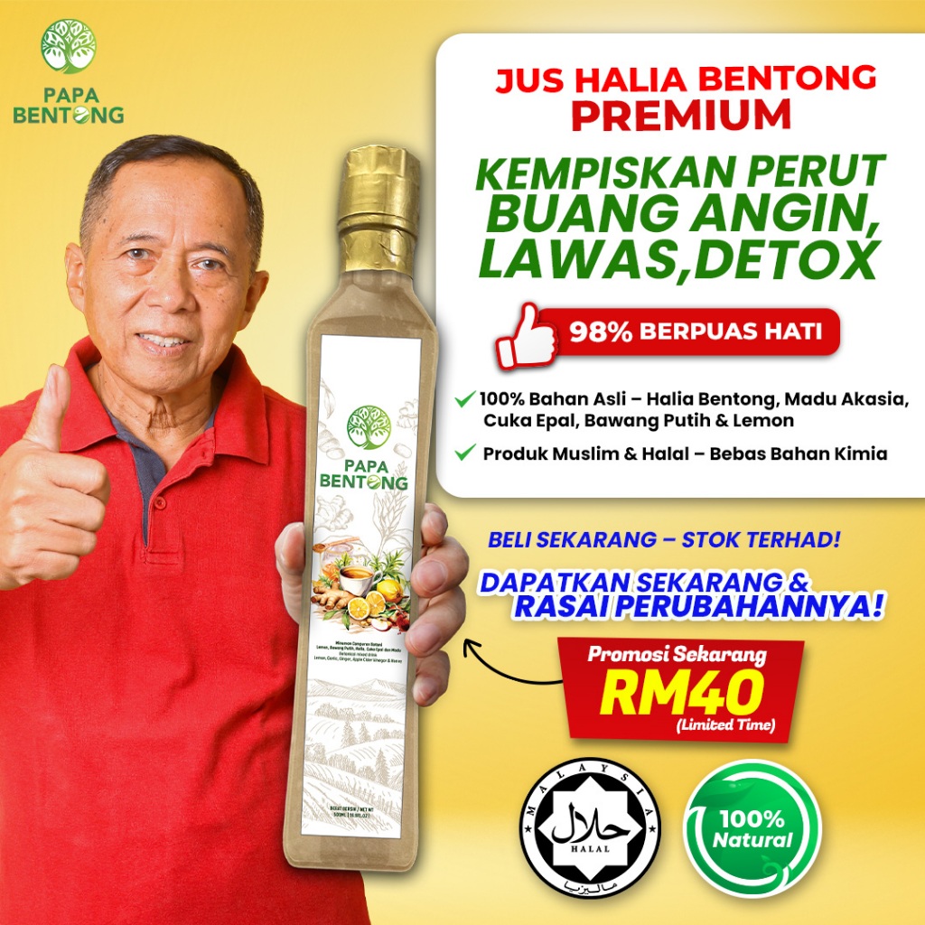 🔥 [BESTSELLER] Jus Halia Bentong Premium | Kempiskan Perut, Lawas ...