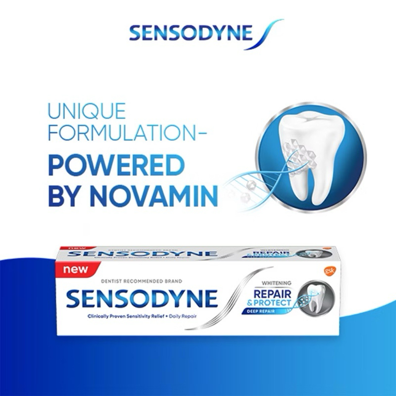 SENSODYNE Toothpaste Repair and Protect Deep Repair Lasting and Daily ...