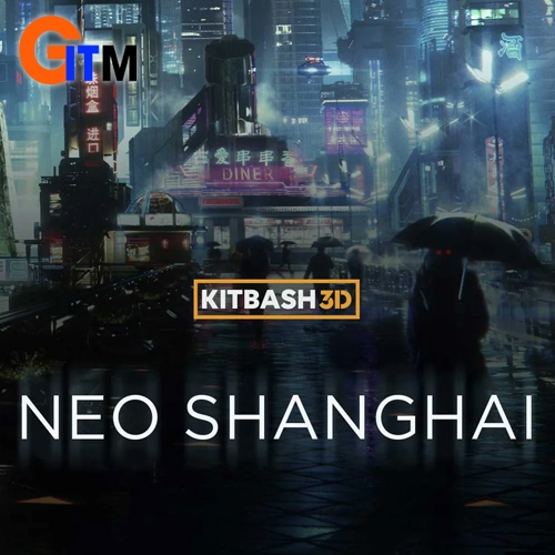 KITBASH3D | NEO SHANGHAI | 3D MODELS | BLENDER | 3DS MAX | FBX | OBJ | HOUDINI | MAYA | UNITY ...
