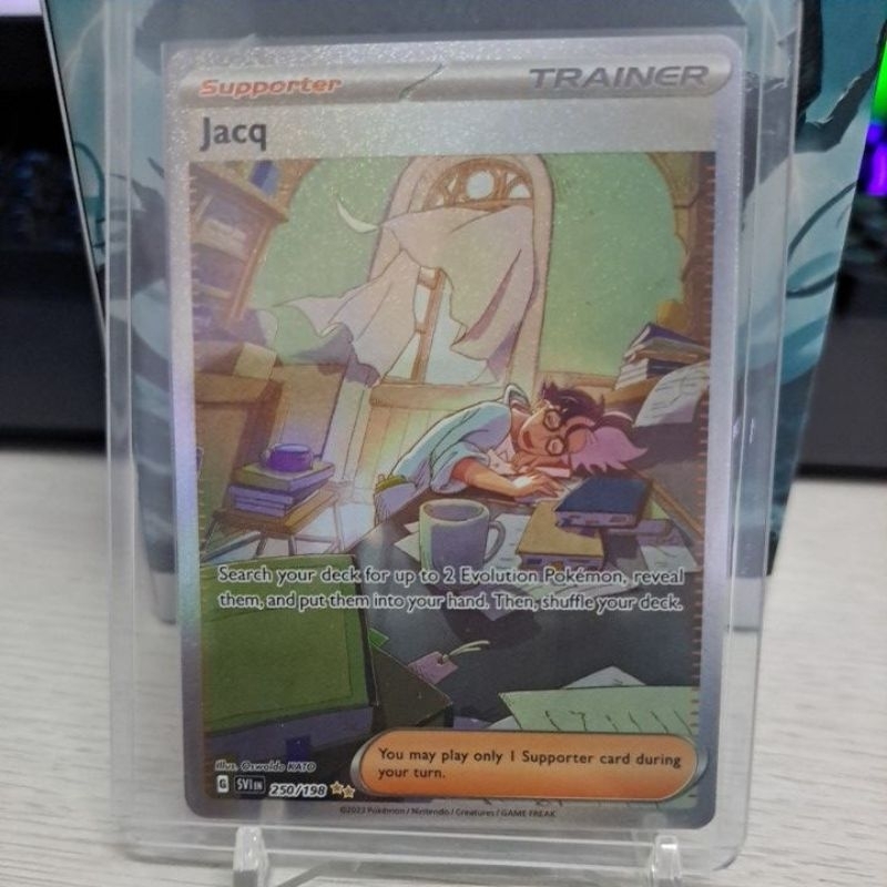 Pokemon TCG Jacq 250/198 (SVI)(Special Illustration Rare) | Shopee Malaysia