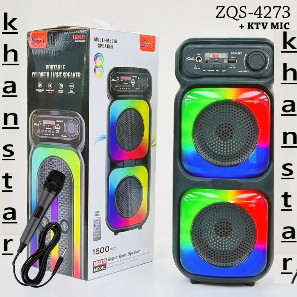 ZQS-4270/ 4272/ 4273 TWS Wireless Bluetooth Portable Speaker with Super ...