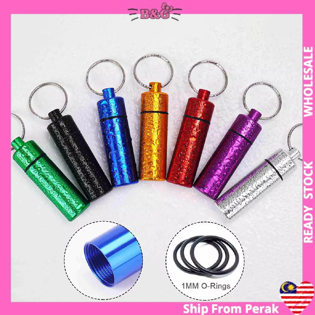 Ship24Hrs Mini Waterproof Aluminum Keychain Emergency Tablet Pill ...
