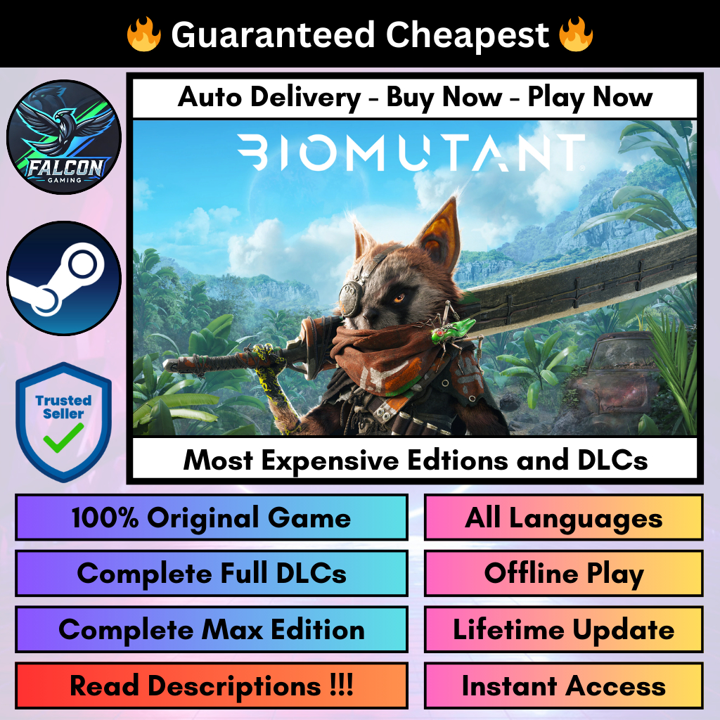 Biomutant Steam [Auto Delivery] [Full DLC] [Steam Offline] Falcon PC ...