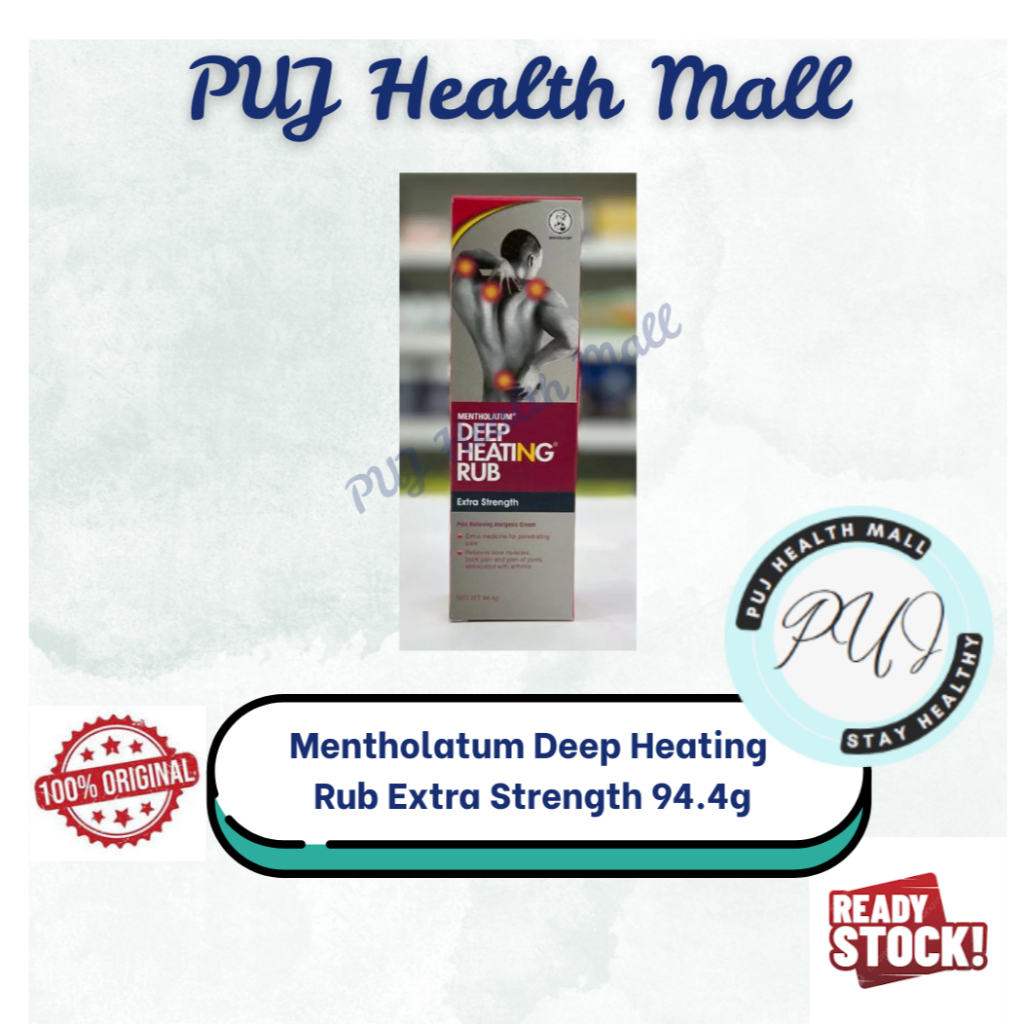 Mentholatum Deep Heating Rub Extra Strength 94.4g | Shopee Malaysia