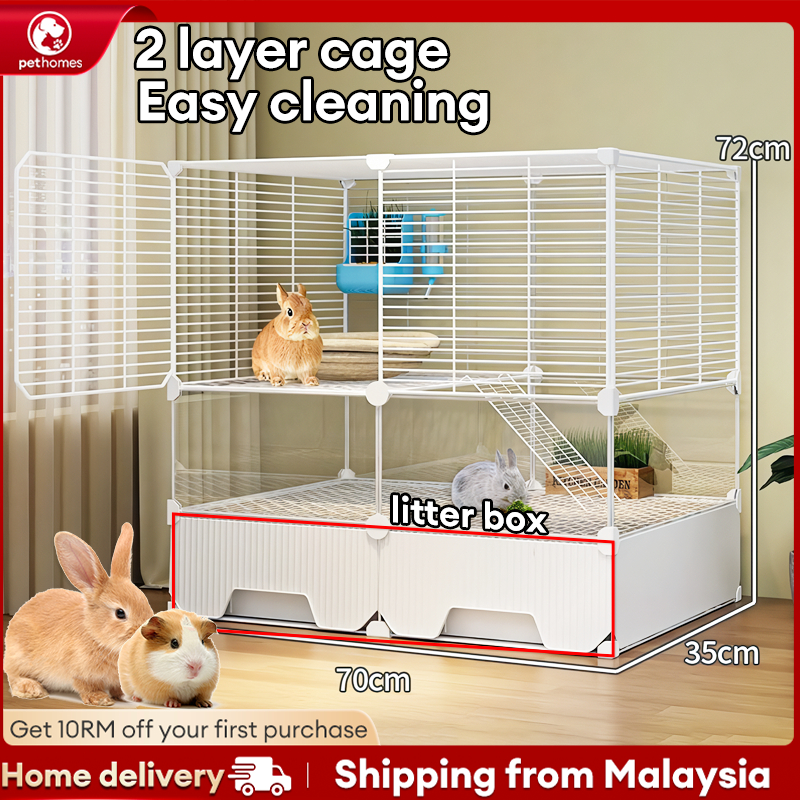Rabbit Cage Indoor Sangkar Arnab Besar Kandang Arnab Murah Pet Cage ...