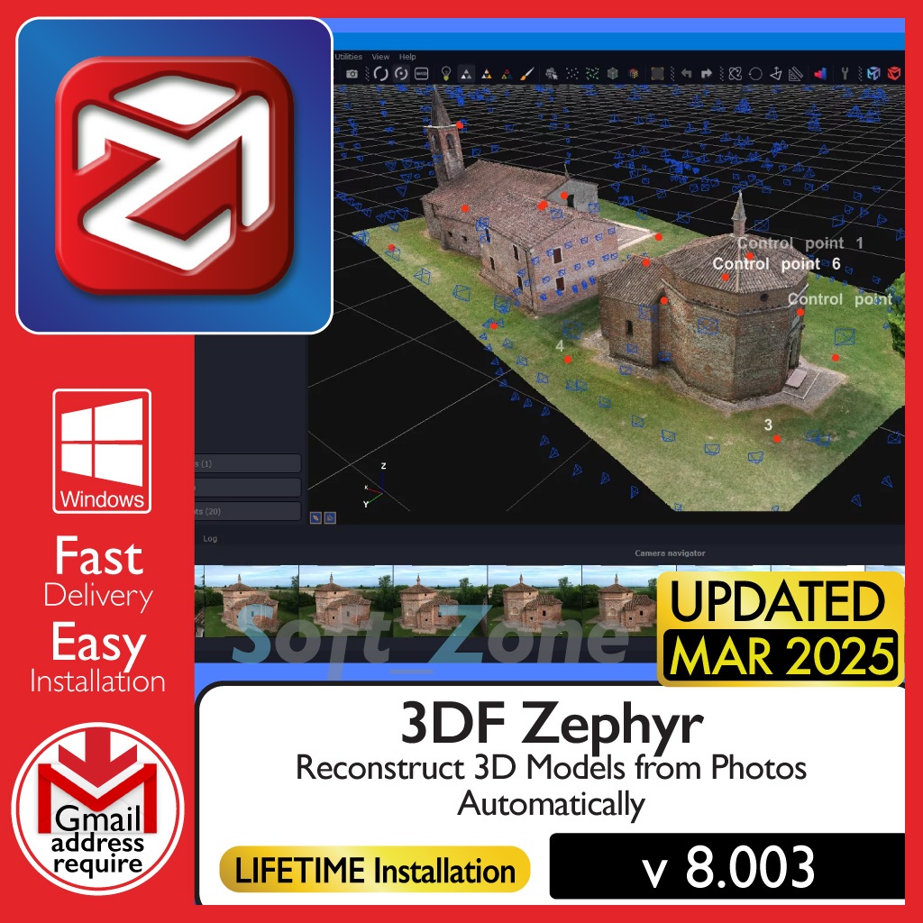 3DF Zephyr 8.003 - Reconstruct 3D Models from Photos Automatically [WINDOWS x64] - Digital ...