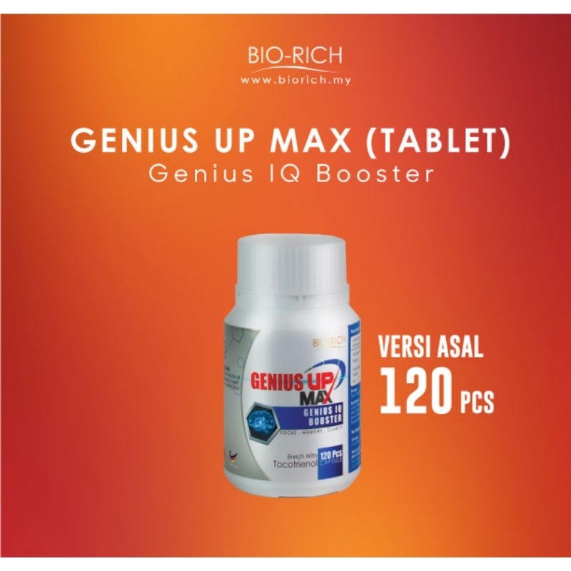 BIORICH GENIUS UP MAX TABLET (120GM) | Shopee Malaysia