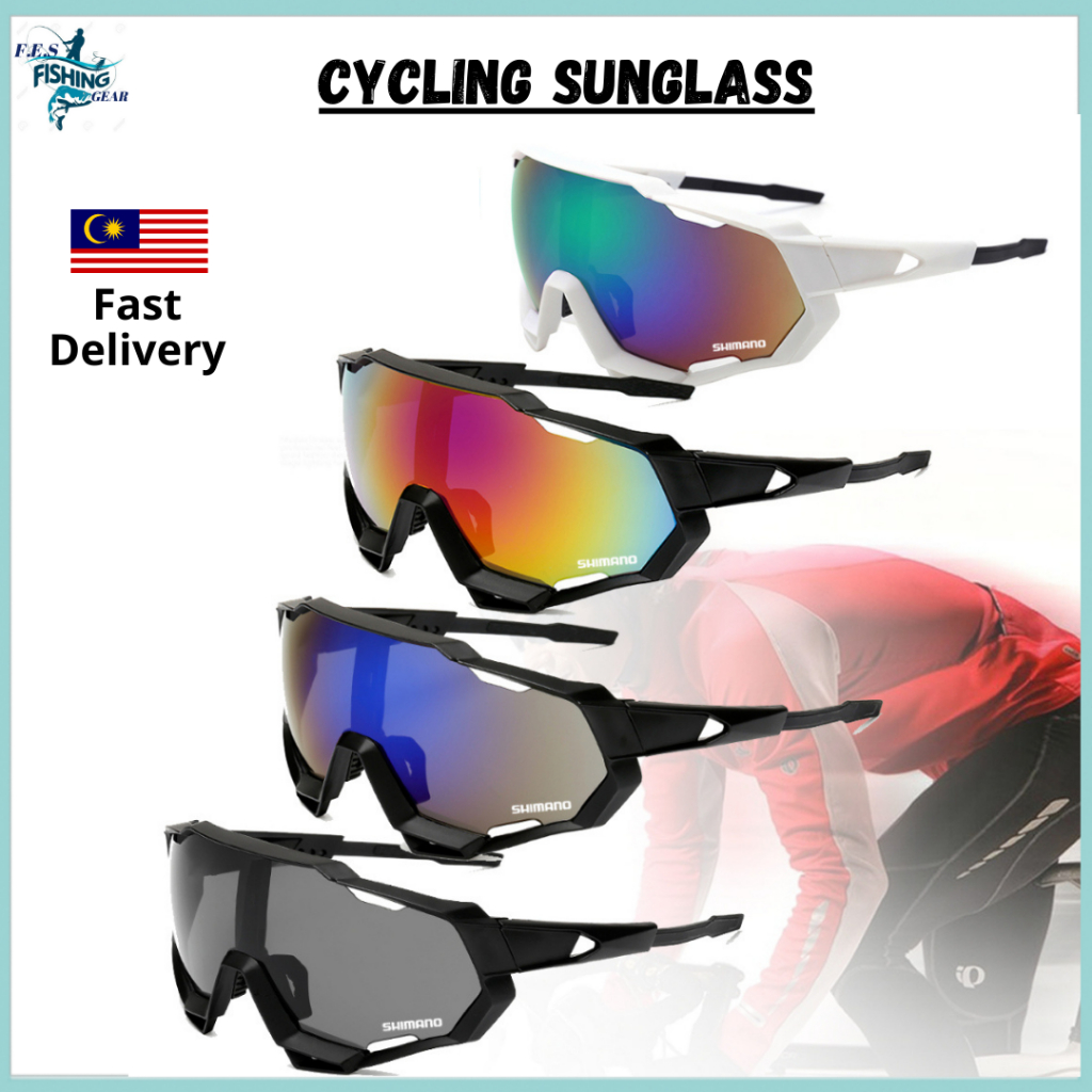 Cycling Big Lens Sunglasses Polarized Sports Glasses Goggles Men Spec ...