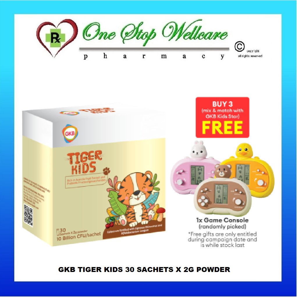 GKB TIGER KIDS 30 SACHETS X 2G POWDER / 2X30'S (EXP:05/2027) | Shopee ...