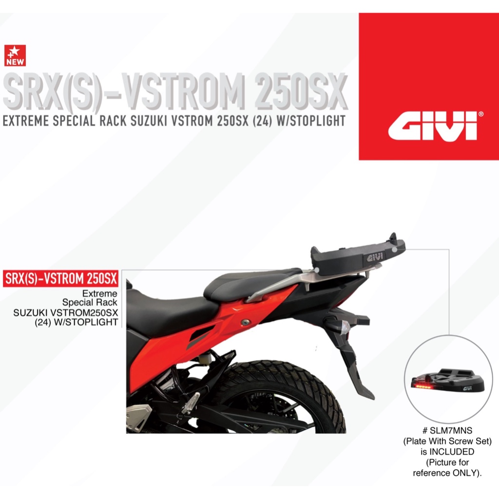 GIVI REAR RACK FOR SUZUKI V-STROM 250 SX | Shopee Malaysia