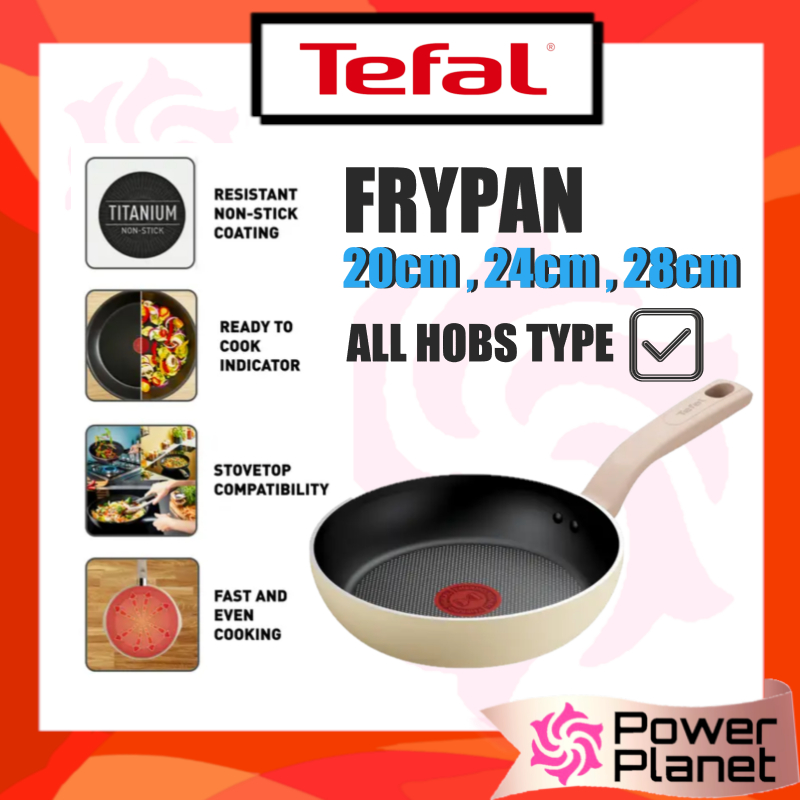 Tefal Daisy Fry Pan ( All Hobs ) 20cm G1670224 G16702 | 24cm G1670424 G16704 | 28cm G16706 | Wok ...