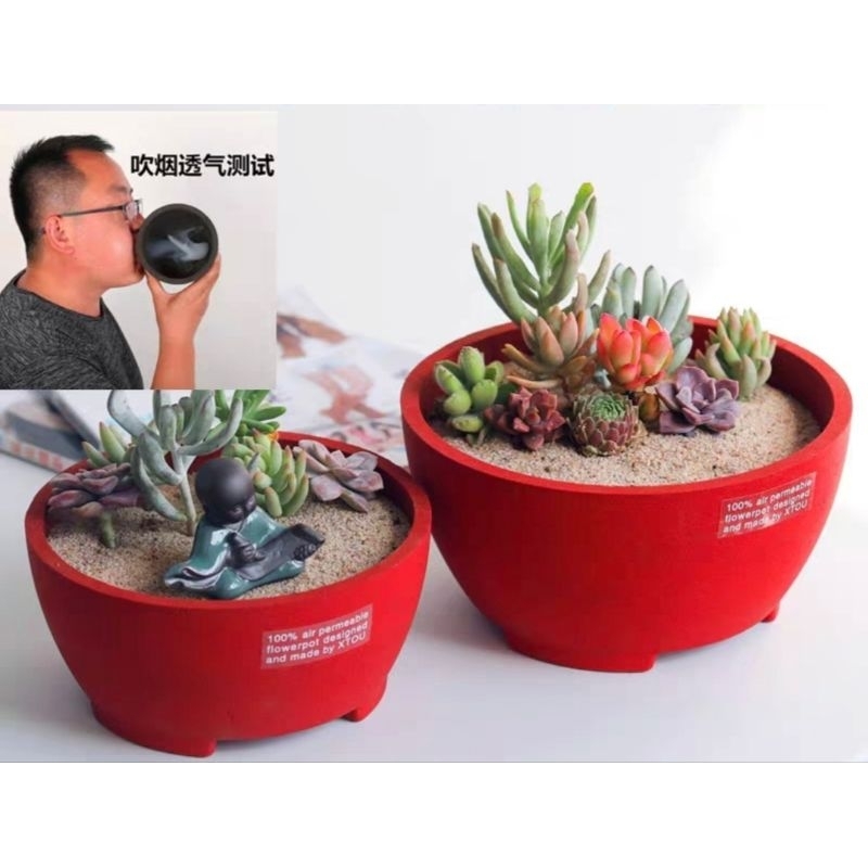 Succulent Pot Cactus Pot Ceramic Pot Zakka Minimalism Planter Pasu ...