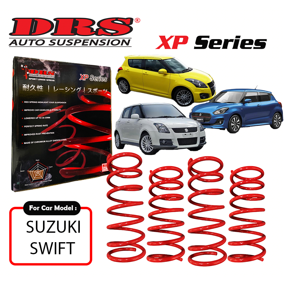 🔥DRS XP SERIES SPORT LOWER SPRING SUZUKI SWIFT ZC32 ZC82 ZC33S | Shopee ...