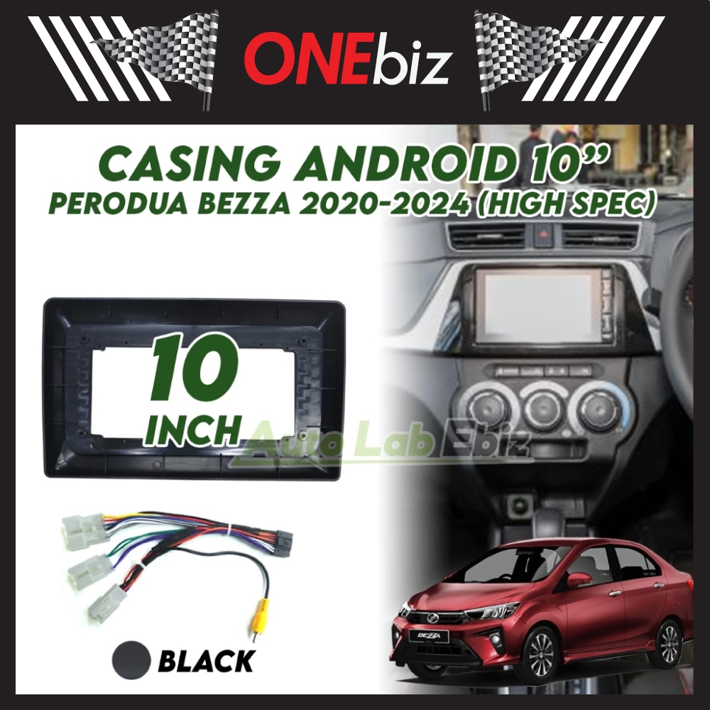 Perodua BEZZA 2020-2024 Android Player Casing 10" inch with Perodua 3 ...