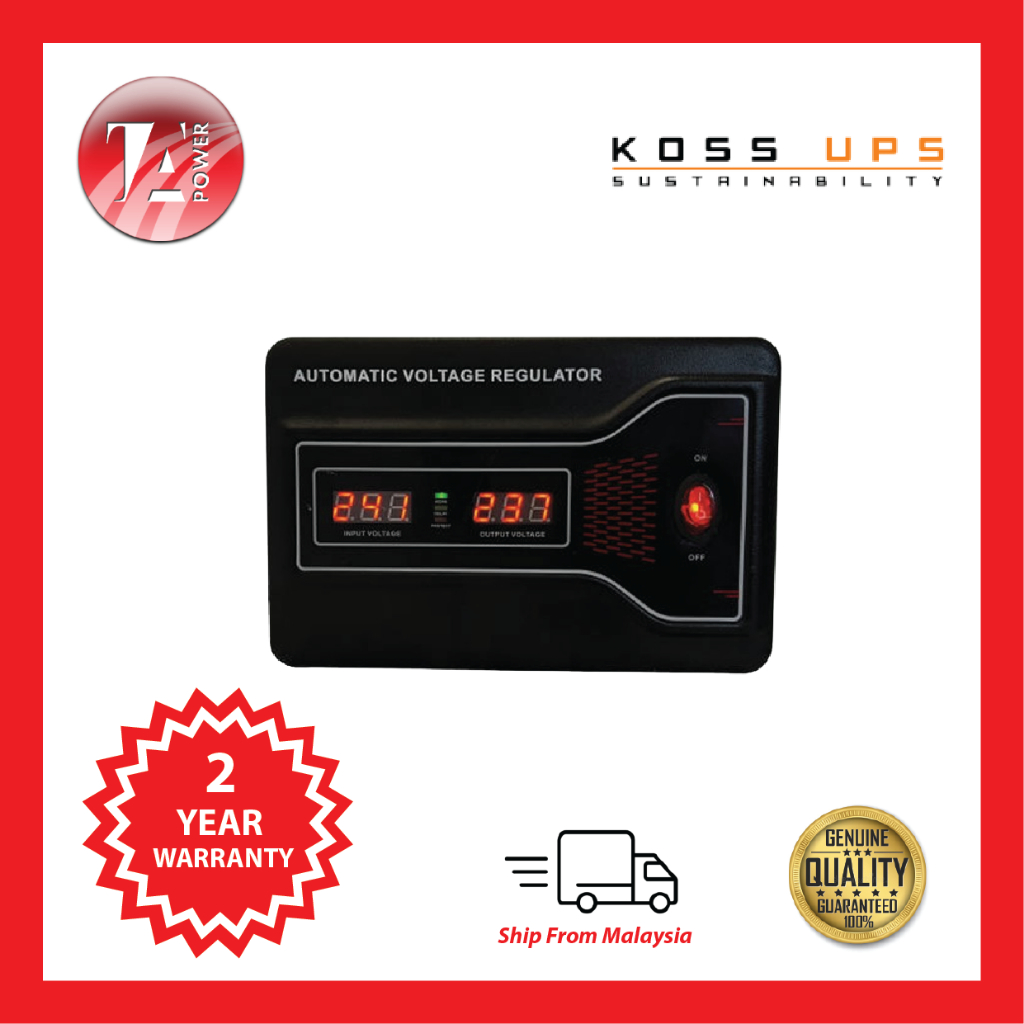 [LIMITED STOCK] KOSS HDM PRO 1000 AUTOMATIC VOLTAGE REGULATOR (AVR ...
