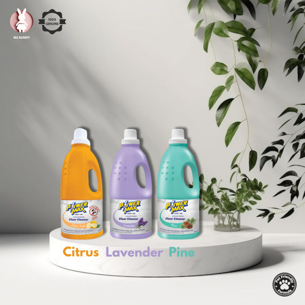 Cosway PowerMax Concentrated Floor Cleaner-Citrus Fresh/Lavender/Pine ...