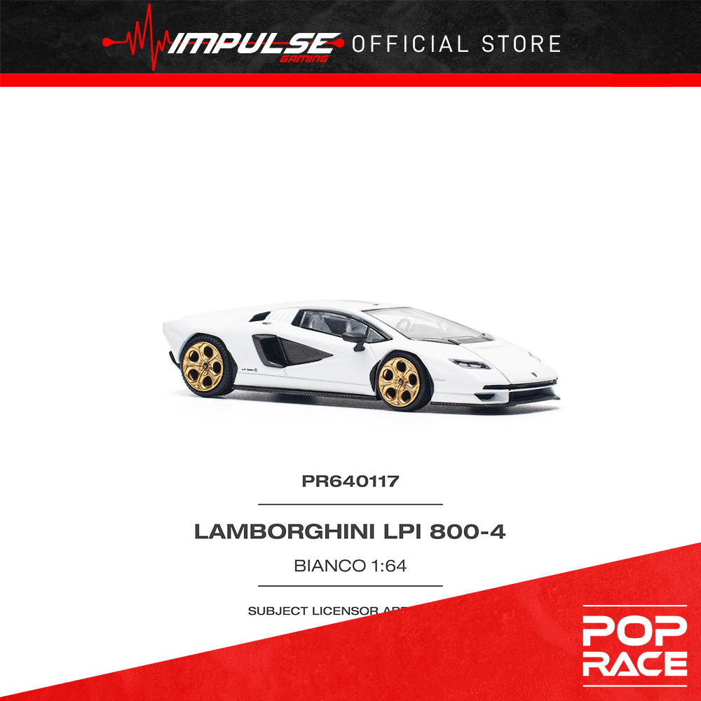 PopRace 1/64 Lamborghini Countach LPI 800-4 White PR640117 | Shopee ...