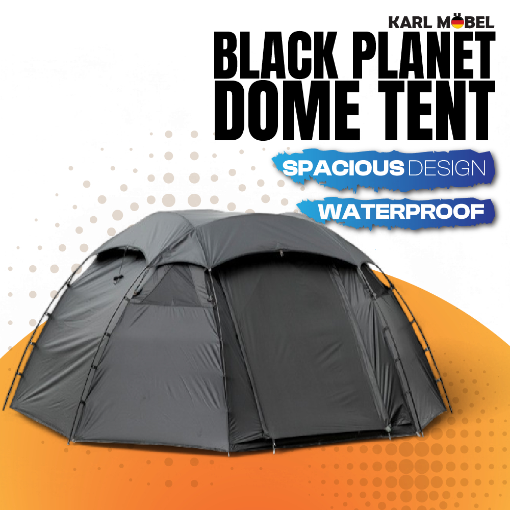 Camping Tent 4 Person Ultralarge Tent Double Layer Waterproof Windproof ...