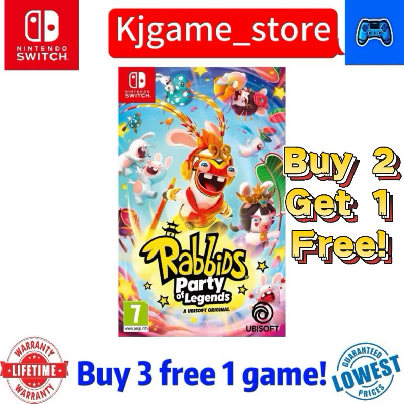 Nintendo Switch Rabbids Party Of Legends *digital*疯狂兔子传奇派对 nintendo ...