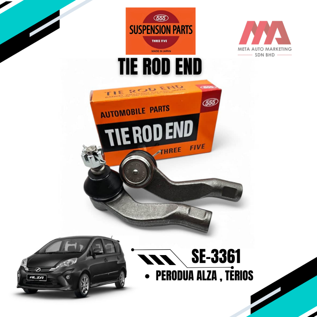 555 JAPAN TIE ROD END SET PERODUA ALZA D46T (SE-3361) | Shopee Malaysia