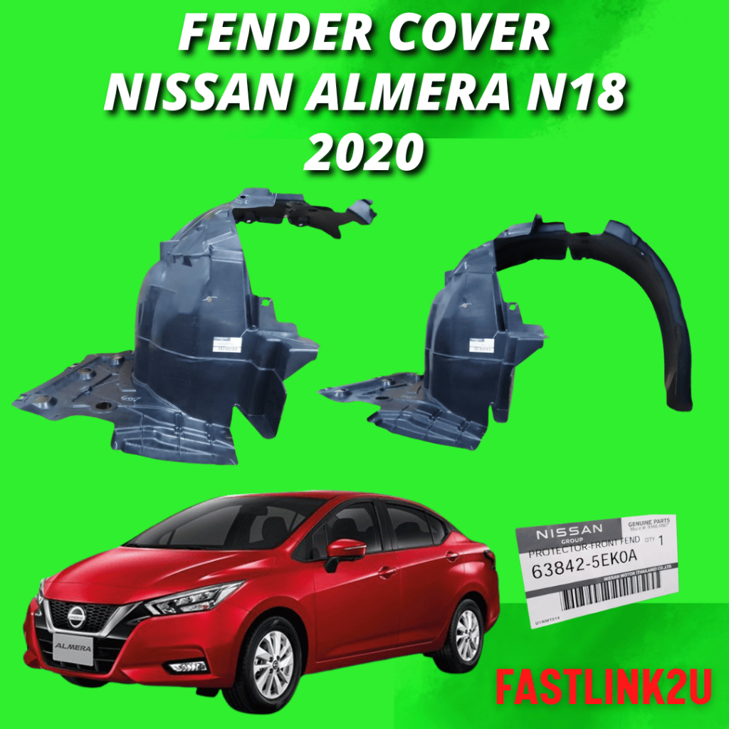 Fastlink Nissan Almera N18 2020 Fender Cover Liner Protector Daun ...