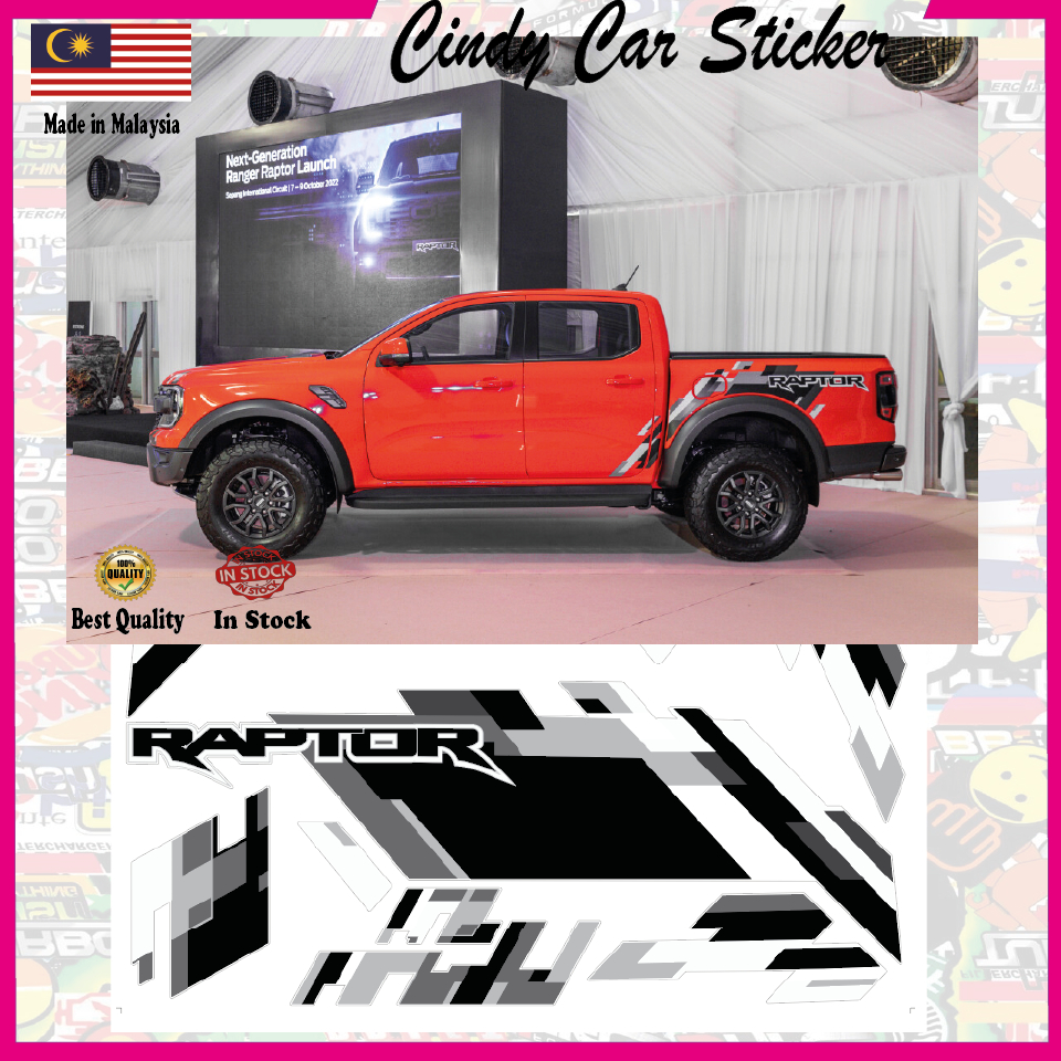 New Ford Ranger Raptor body sticker: 6 Cool Things to Know Ranger 2022 ...