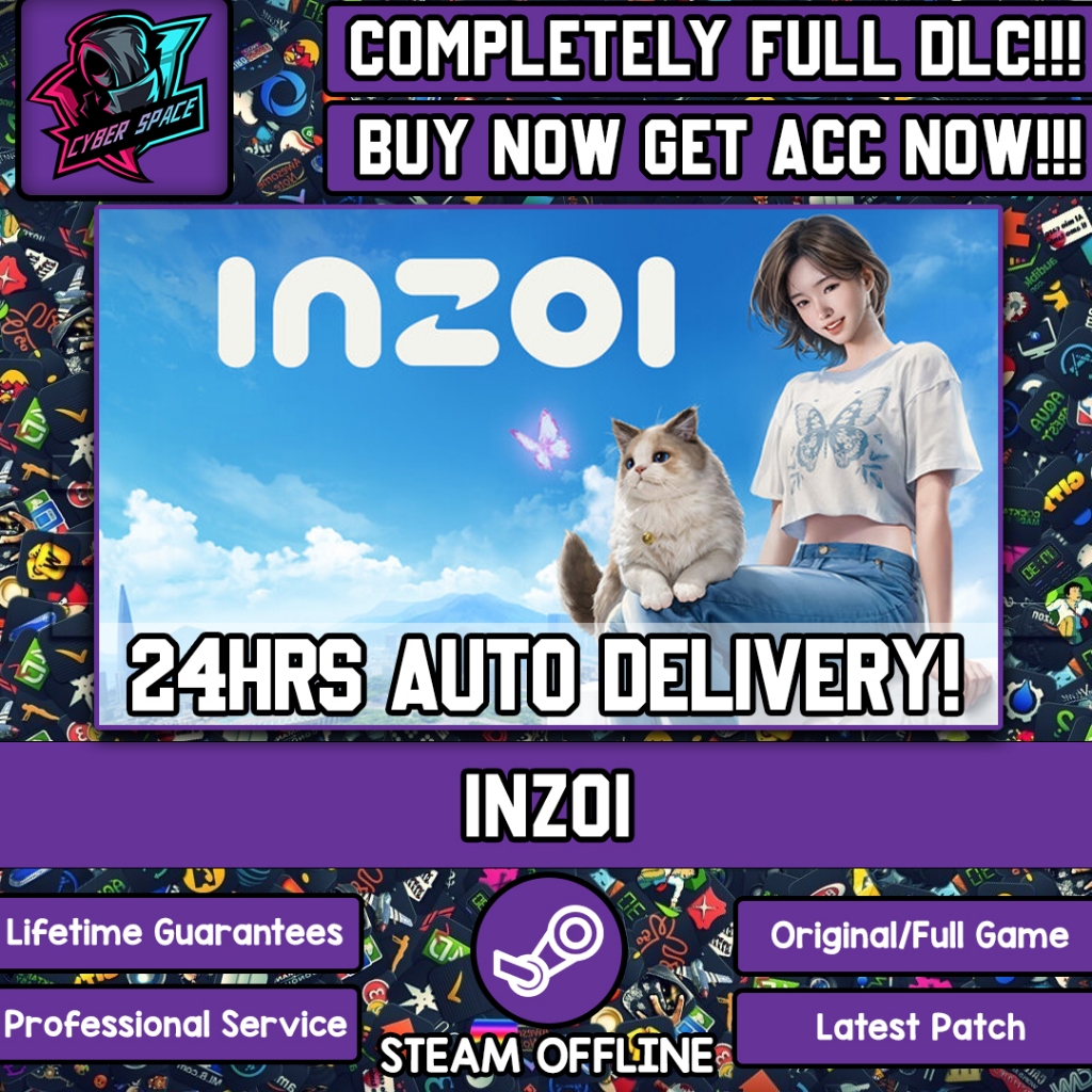 inZOI [Auto Delivery] [Steam Offline] [Full DLC] Cyber Space PC Game ...