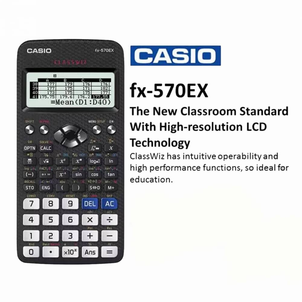 Genuine Casio Scientific Calculator FX570ex Classwiz Original [Ready ...