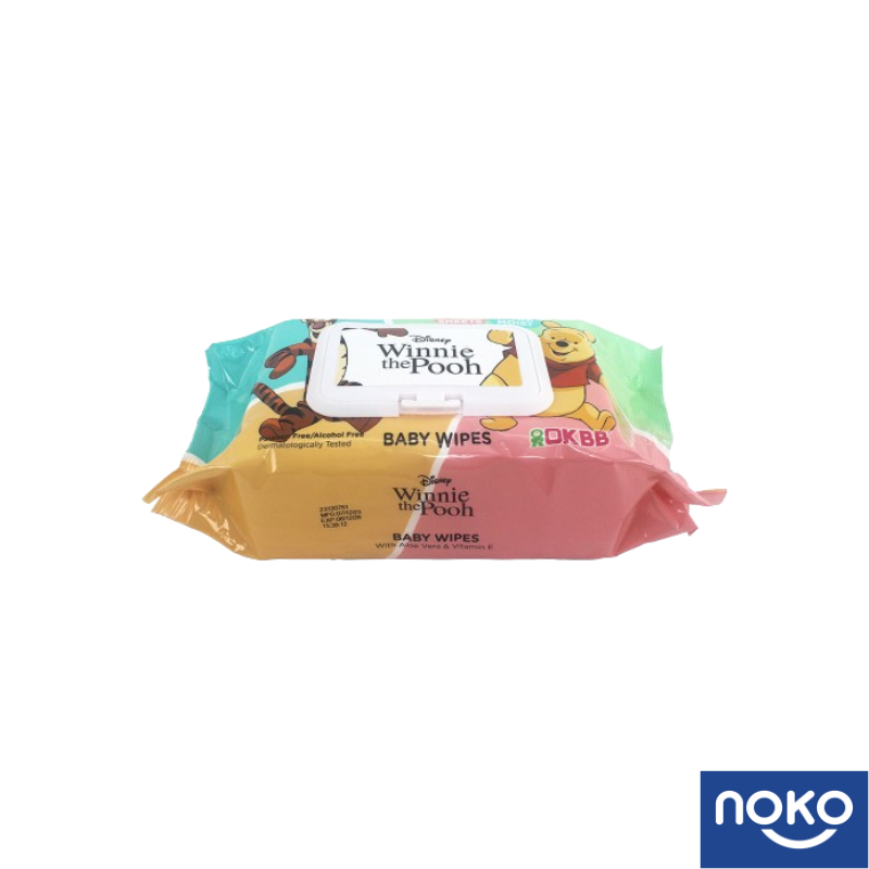 OKBB Disney Winnie The Pooh Baby Wipes 100s | Shopee Malaysia