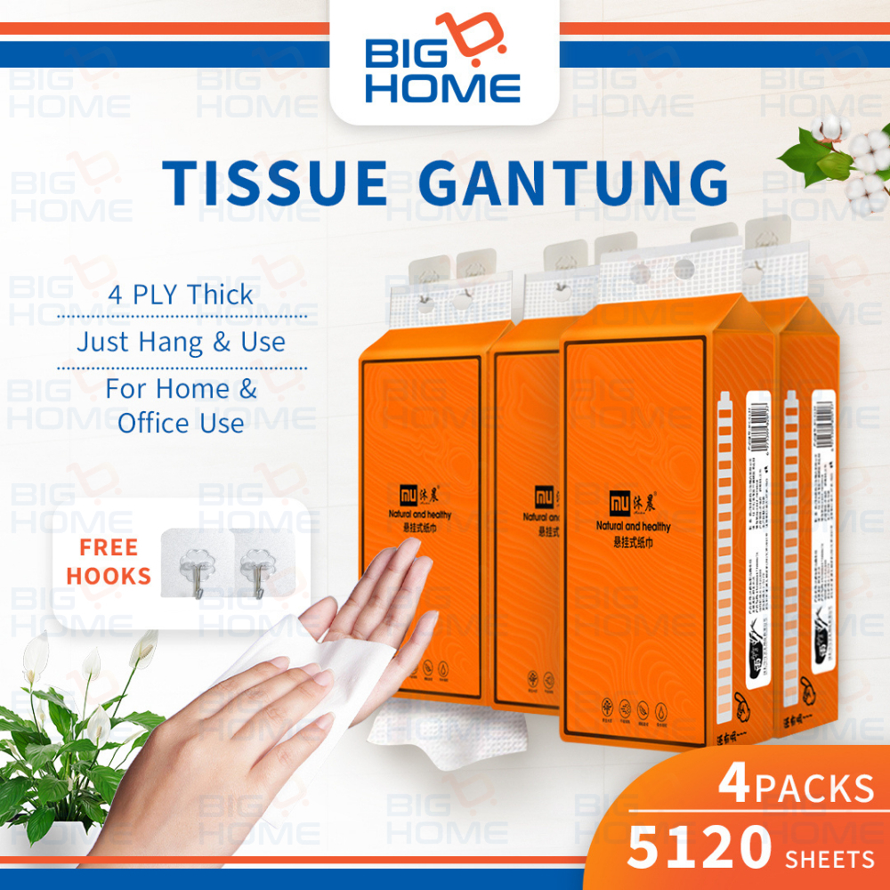 4 PACKS Tissue Gantung Murah Tisu Gantung Viral Hanging Tissue Facial ...
