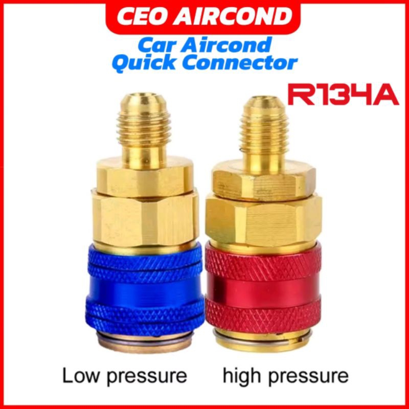 CEOapt R134a Car Adapter 2 Pcs Auto Aircond Freon R134a Refrigerant ...