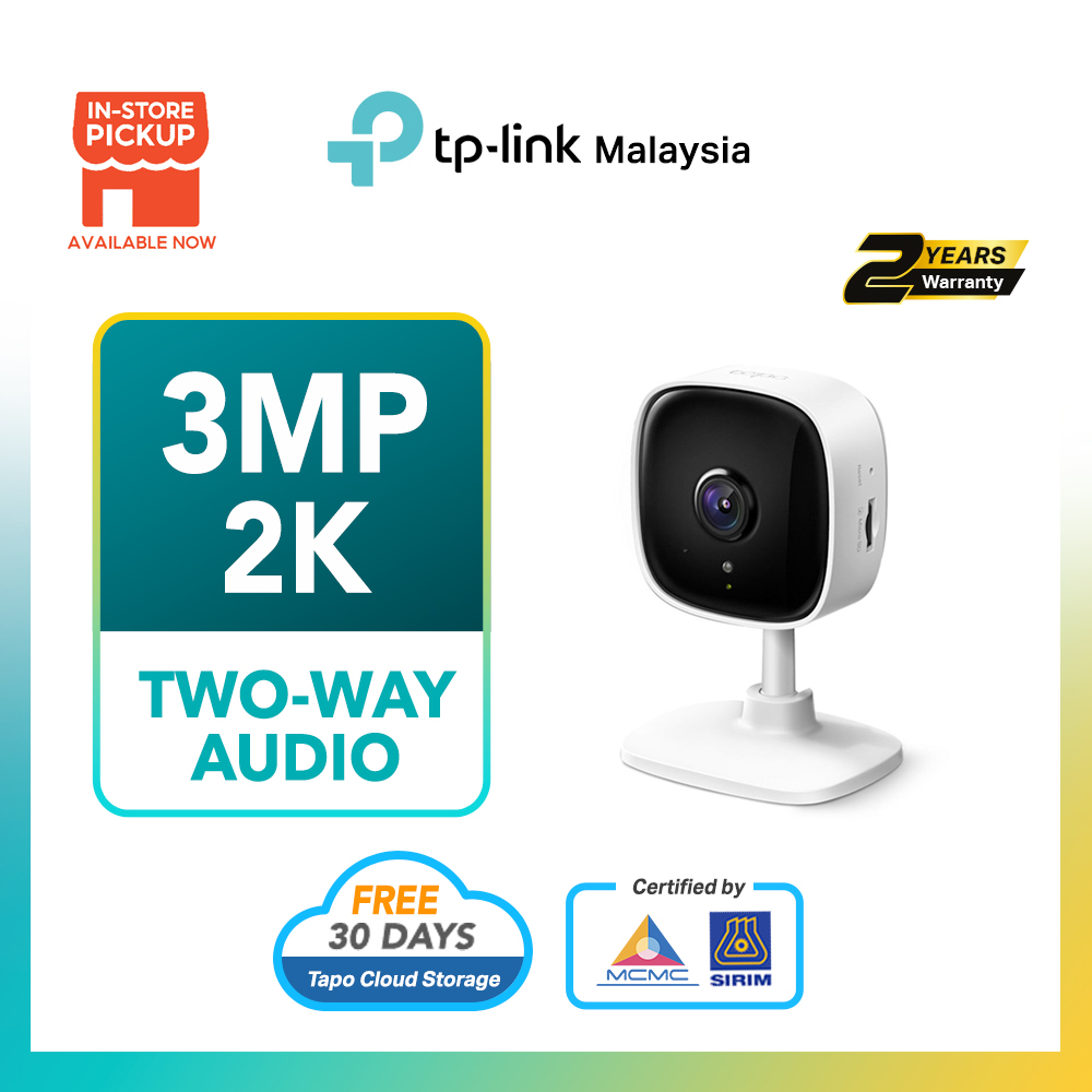 TP-Link 3MP 2K Wi-Fi & Wireless Home Security CCTV Tapo C110 | Shopee Malaysia