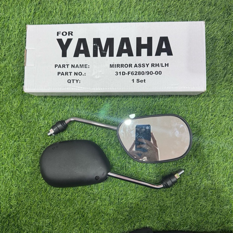 NEW Batang Chrome Stem crome Tebal Adjust YAMAHA SIDE MIRROR CERMIN SISI LC135 (CHROME) Y15 Y15Z ...