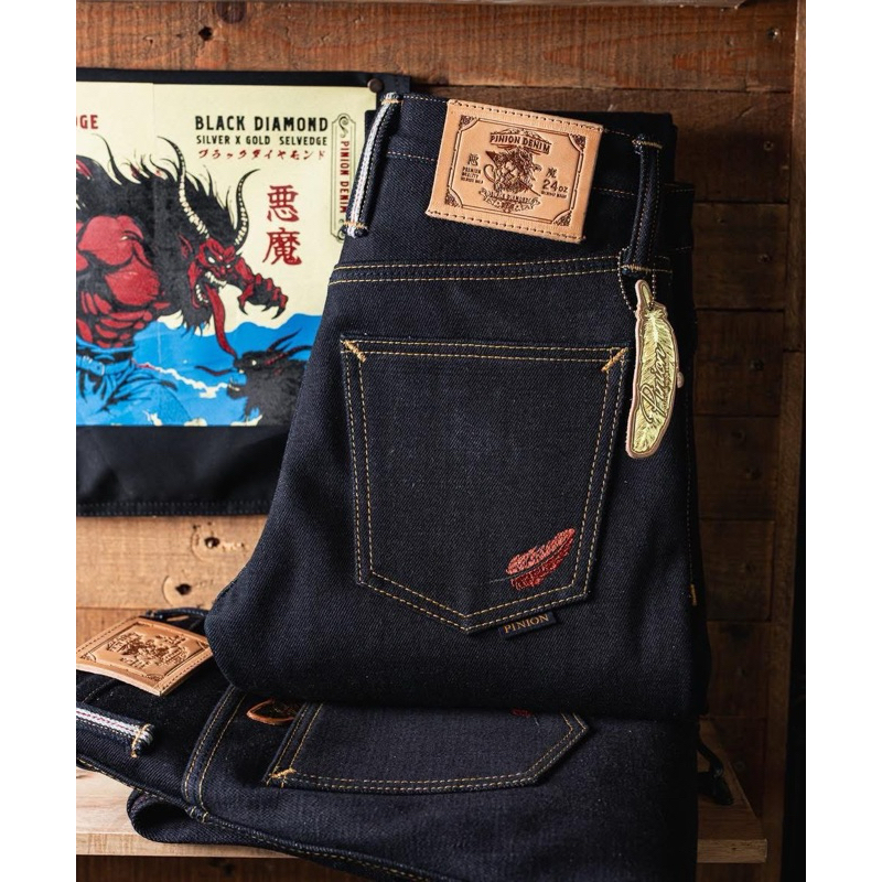 Pinion Denim 24oz BY Okayama Denim Demon Edition | Shopee Malaysia