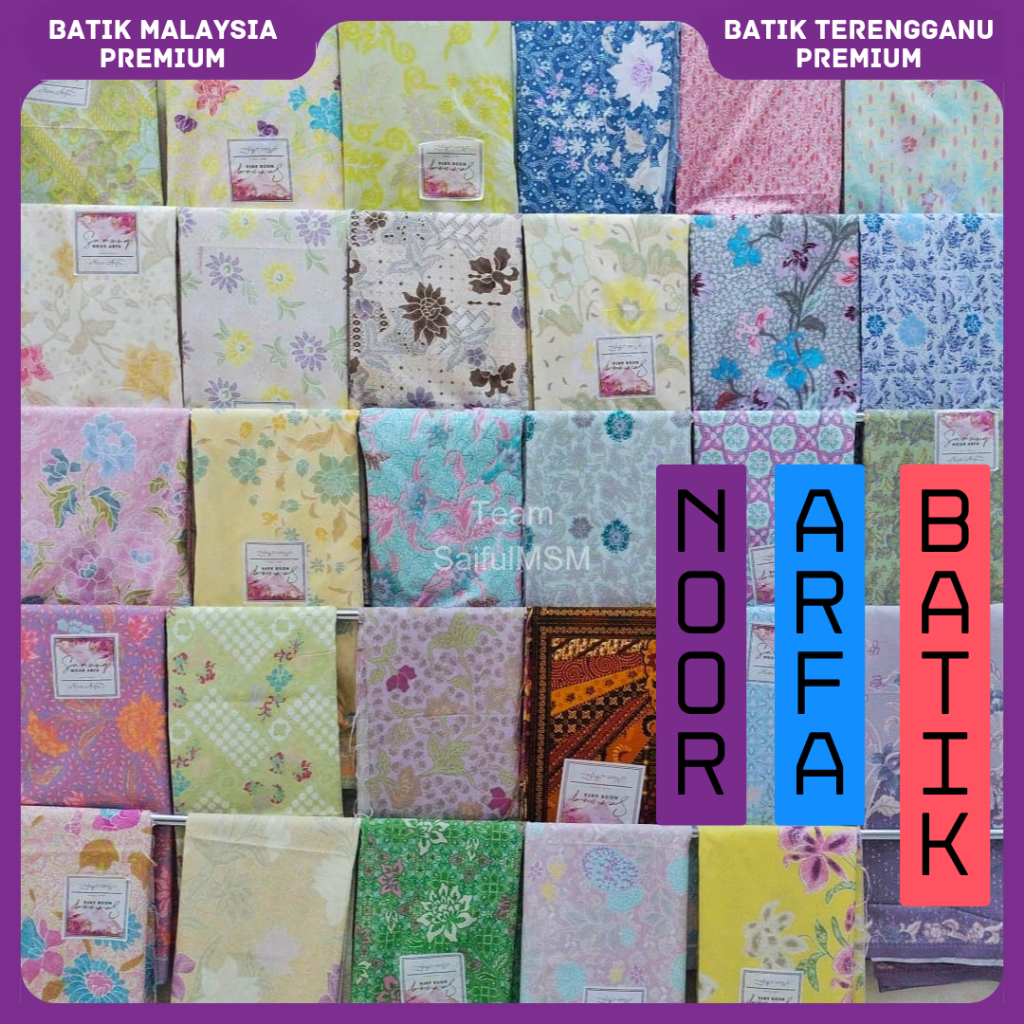 [HOT ITEM] Batik Noor Arfa Velvet 2 Meter — Tak Jarang, Tak Perlu Gosok ...