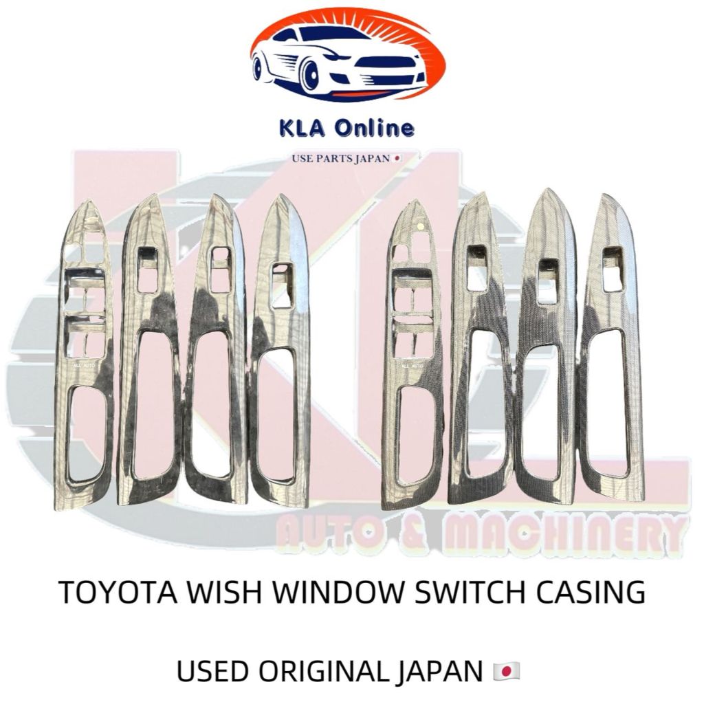 107.TOYOTA WISH LEGEND ZNE10 POWER WINDOW SWITCH CASING/DOOR SWITCH ...