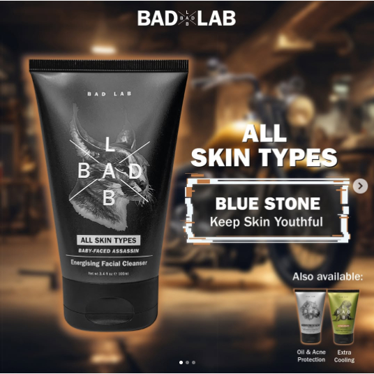 BAD LAB All Skin Types Baby Faced Assassin- Energising Facial Cleanser ...