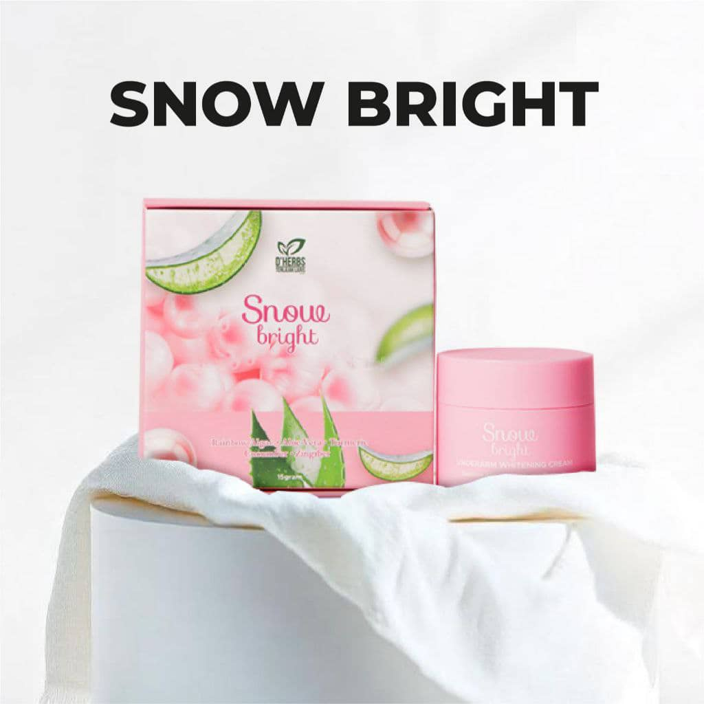 🍁READY STOCK🍁 DHERBS SNOW BRIGHT CREAM FOR BRIGHTENING SKIN LEHER ...