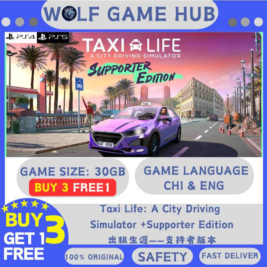 Taxi Life: A City Driving Simulator +Supporter Edition ( PS5 ) Game ...