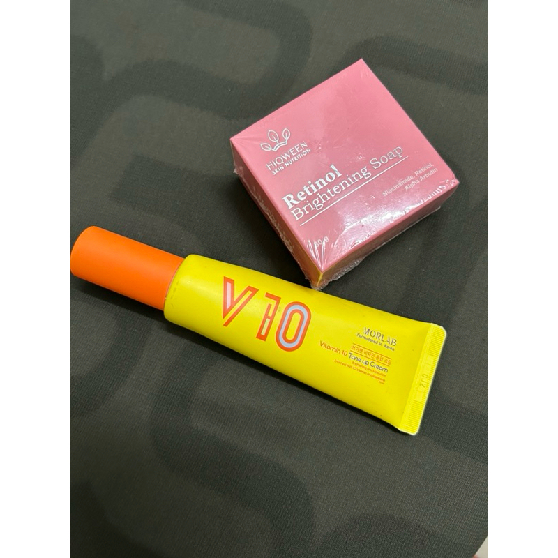 Hiqween Sabun Retinol Bright soap 80gr(Facial Wash body wash)+Morlab ...