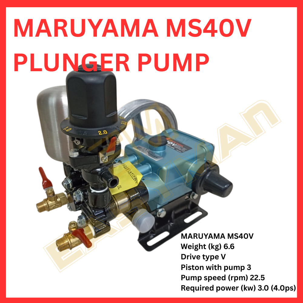 MARUYAMA POWER SPRAYER PLUNGER PUMP MS40V (MADE IN JAPAN) | Shopee Malaysia