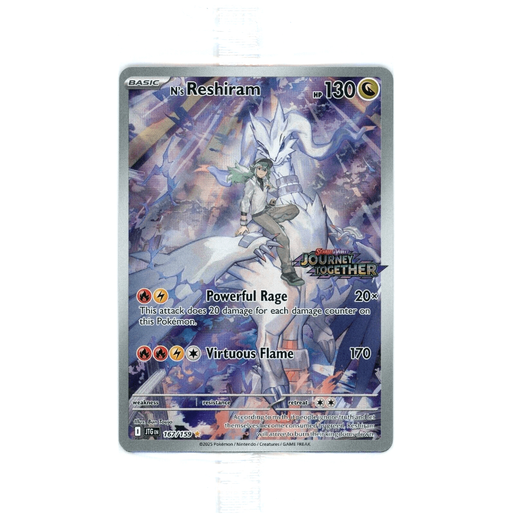 Pokemon TCG: Scarlet & Violet - Journey Together: N's Reshiram Promo ...