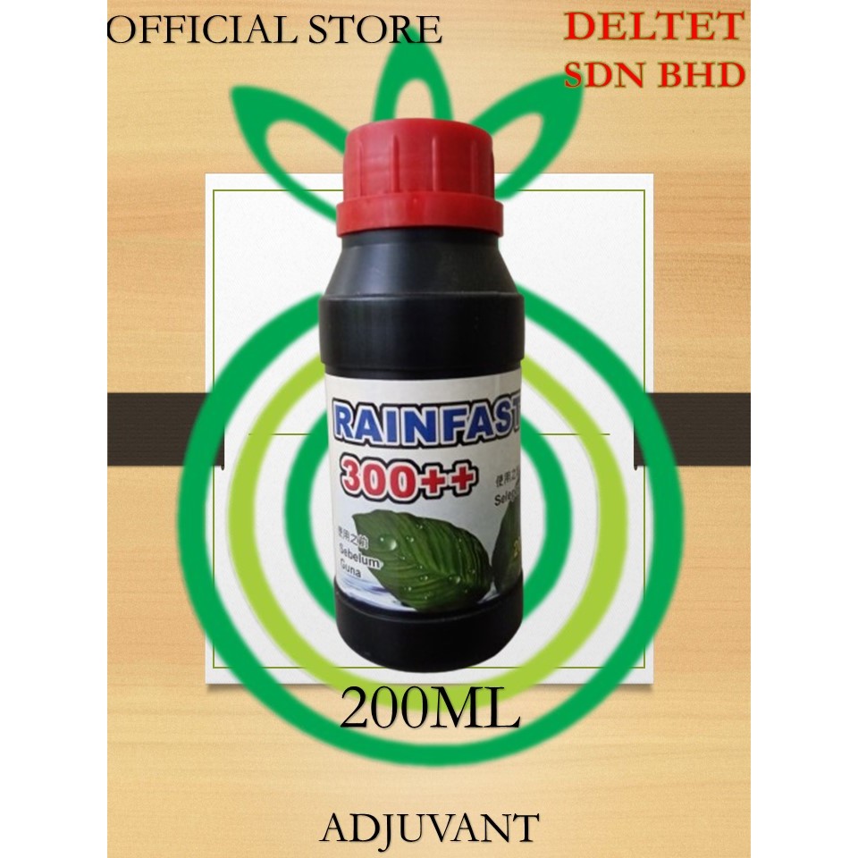 RAINFAST 300 (200ML) 黏油(Adjuvant/Kawalan koya/Tambah kuat racun Gam ...