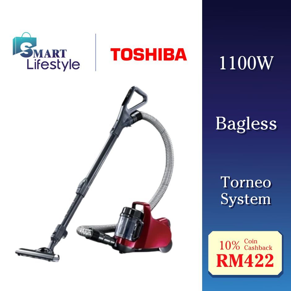 Toshiba Torneo Vacuum Cleaner VC-GC33BSA / Philips 1000 Series Bagless ...