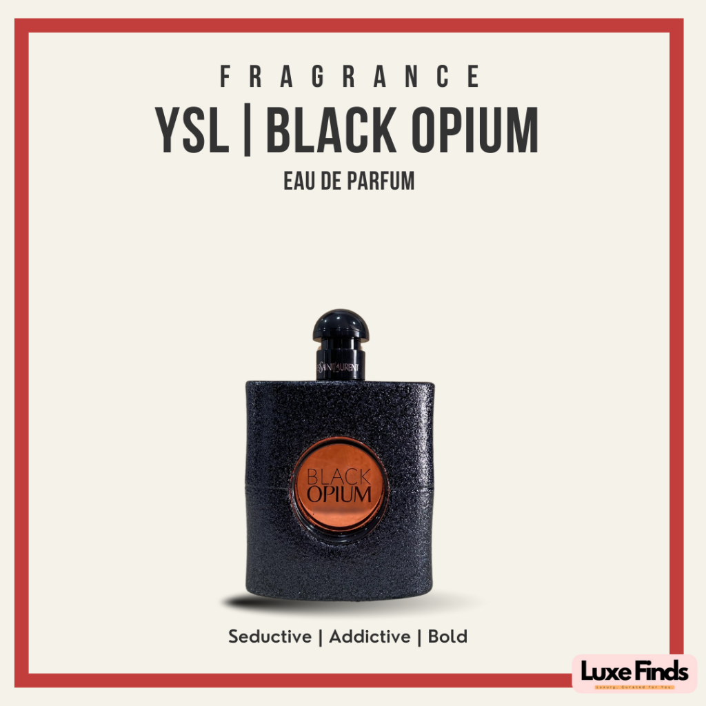 🌟 [Pre-Order] YS L BLACK OPIUM EAU DE PARFUM 90ML – 100% Authentic Duty ...