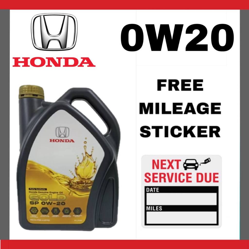 08234-P99-A4PMD HONDA SP 0W20 Fully Synthetic Engine Oil (4 Liter ...
