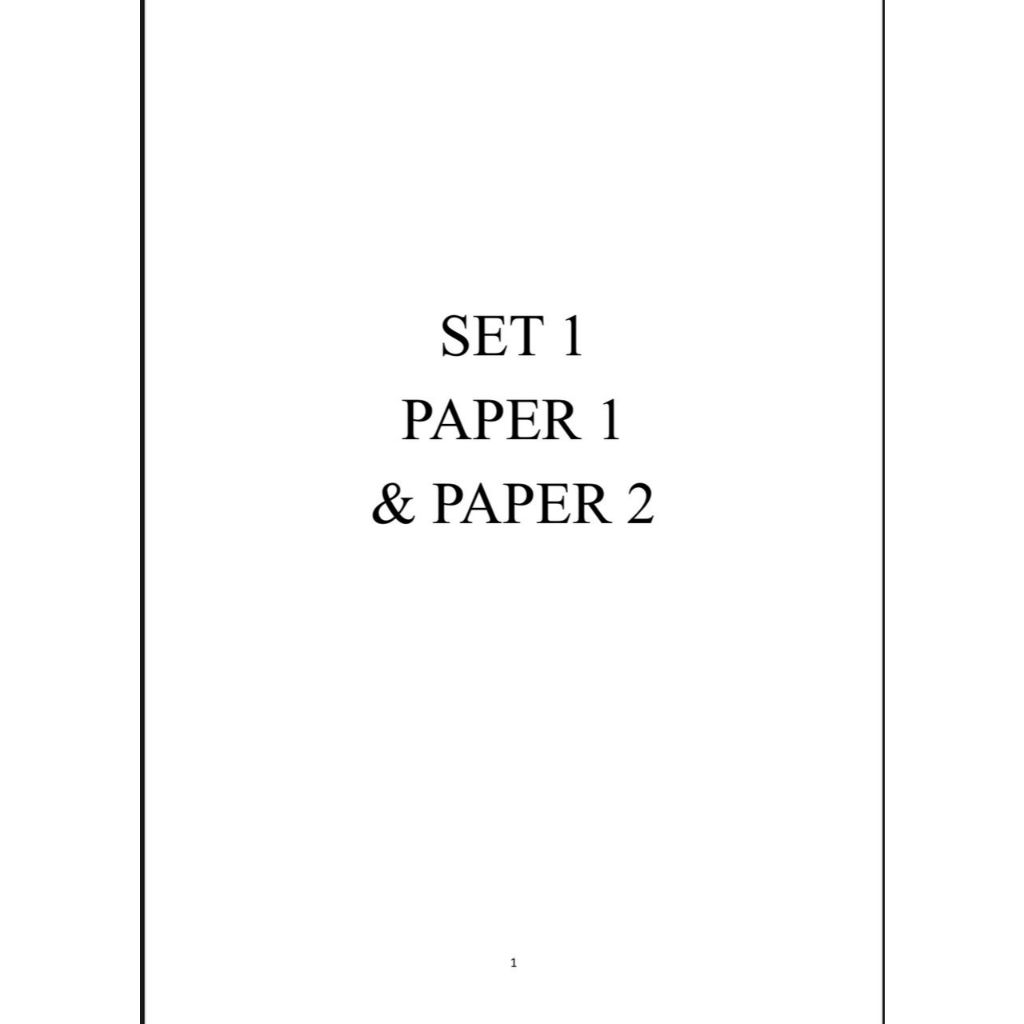 IGCSE English as First Language MOCK Paper 1 & 2 (Bundle 1) | Shopee ...