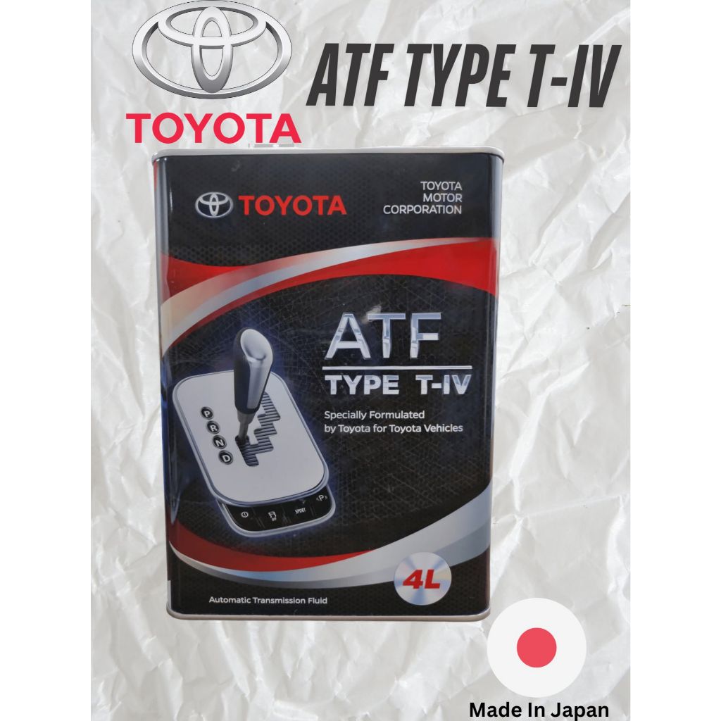 Toyota ATF Type T-IV 4L Formulated For Toyota's Vehicles | Shopee Malaysia