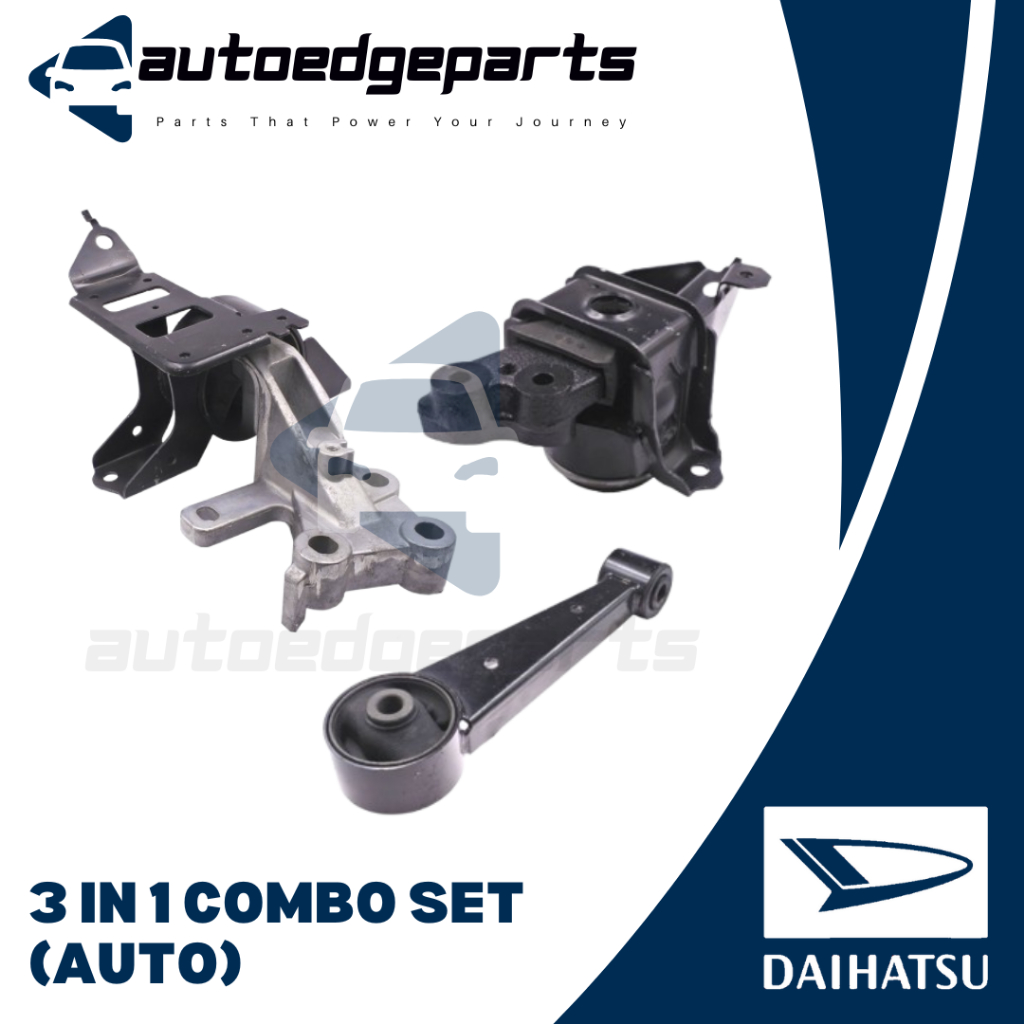 [3 IN 1 SET] Engine Mounting (Auto / Manual) - Perodua Bezza / Axia 1.0 ...