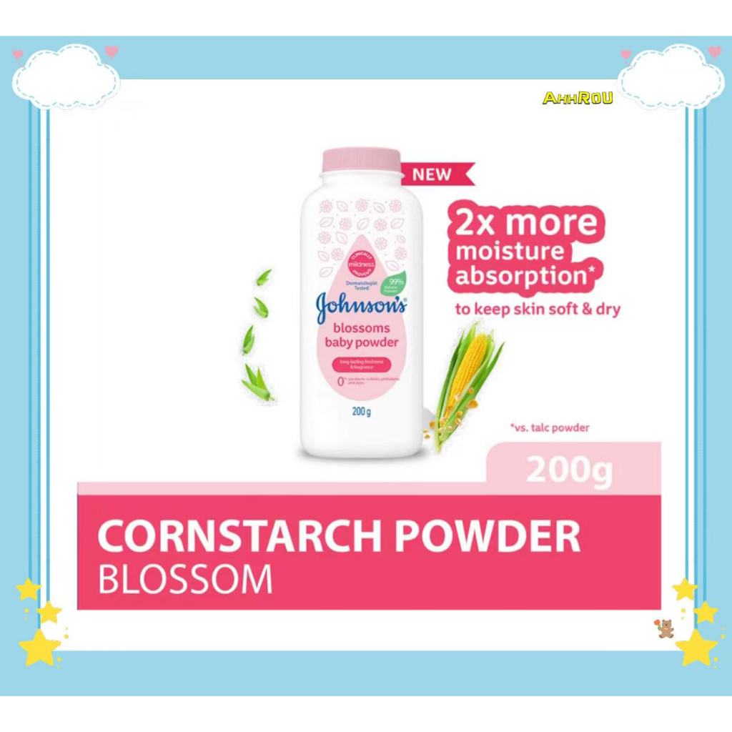 Johnson's Baby Blossoms Cornstarch Powder (200g) | Shopee Malaysia